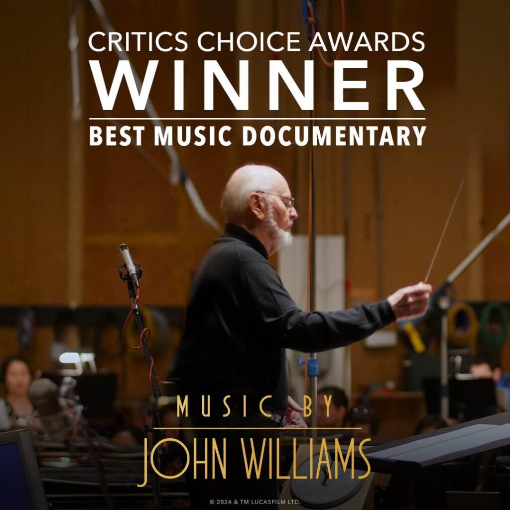JOHN WILLIAMS DOCUMENTARY WINS CRITICS CHOICE AWARD